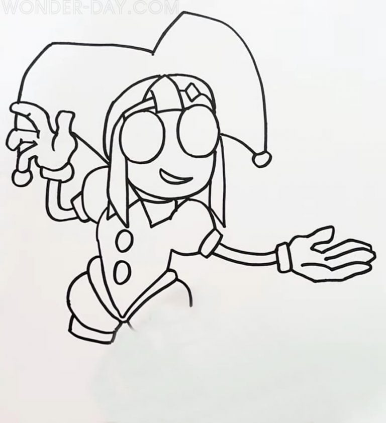 How To Draw Pomni | Amazing Digital Circus