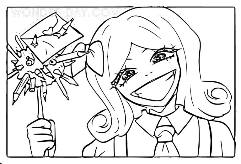 Miss Delight Coloring Pages | Poppy Playtime