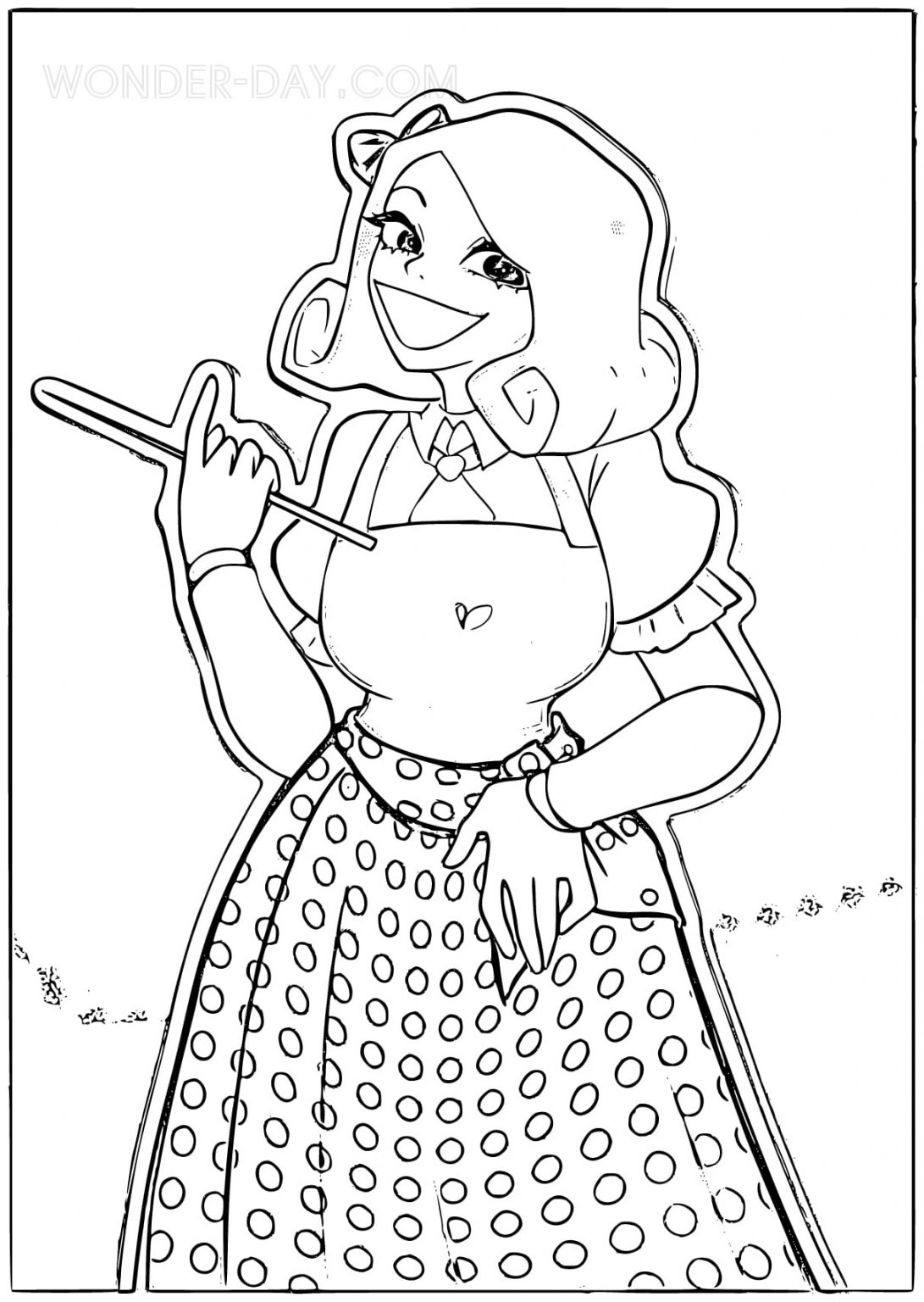 Miss Delight Coloring Pages | Poppy Playtime