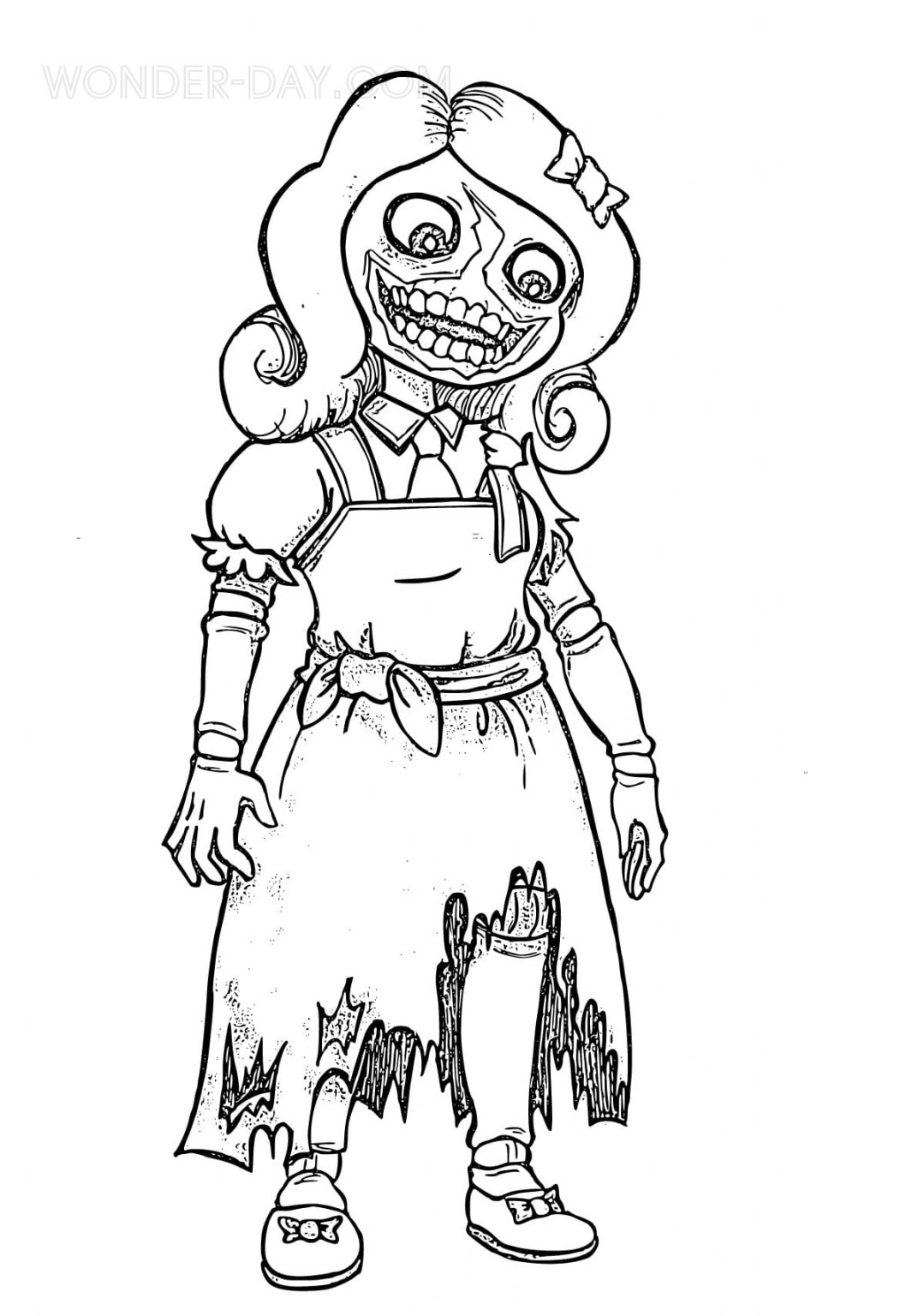 Miss Delight Coloring Pages | Poppy Playtime