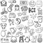 Stickers Coloring Pages | Download and Print for Free