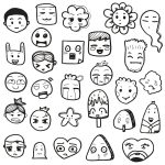 Stickers Coloring Pages | Download and Print for Free