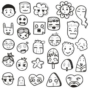 Stickers Coloring Pages | Download and Print for Free
