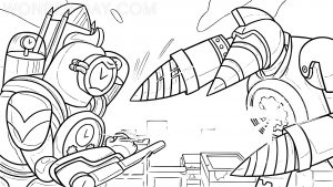 Titan Drillman Coloring Pages | Free Printable Coloring Pages