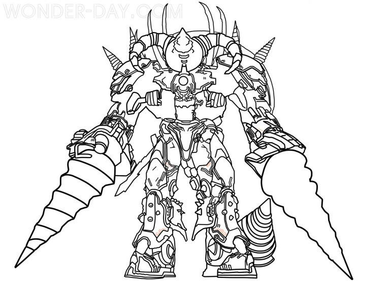 Titan Drillman Coloring Pages | Free Printable Coloring Pages