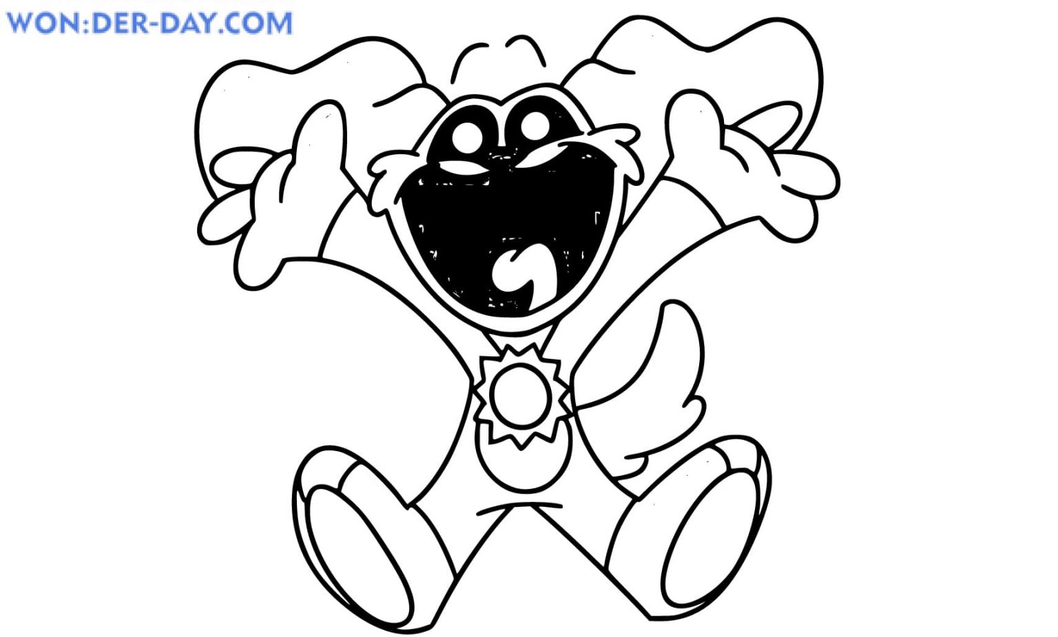 Smiling Critters Coloring Pages | WONDER DAY