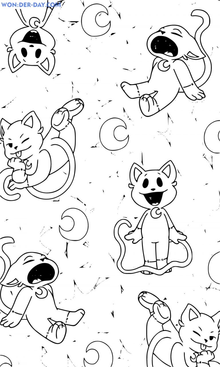 Smiling Critters Coloring Pages | WONDER DAY
