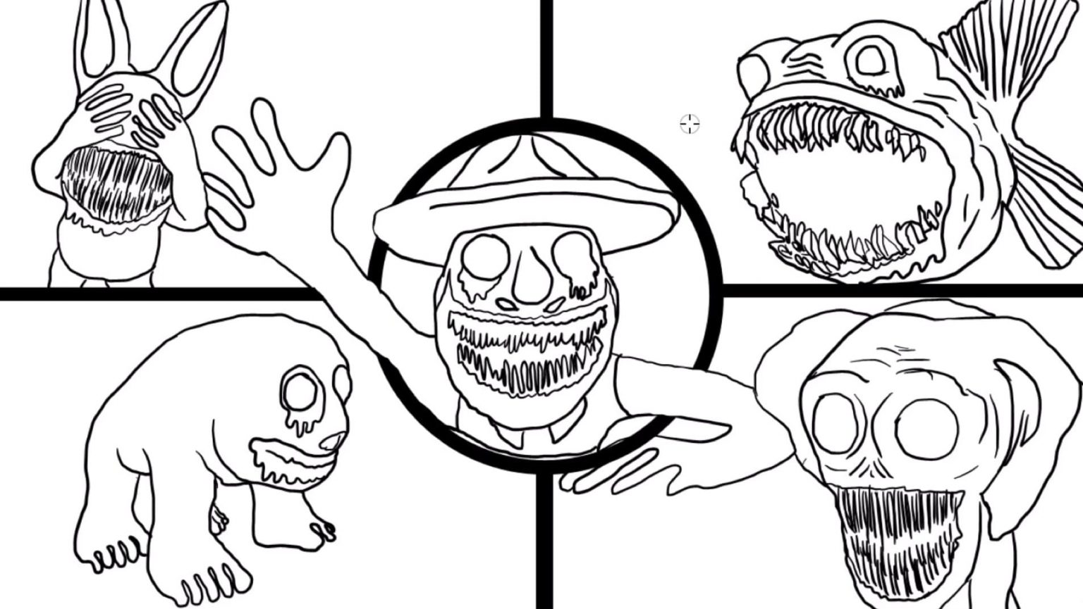 Zoonomaly Coloring Pages | Printable Coloring Pages