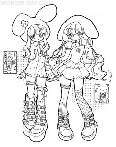 Y2K Coloring Pages | Free Coloring Pages