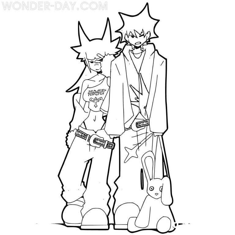 Y2K Coloring Pages | Free Coloring Pages