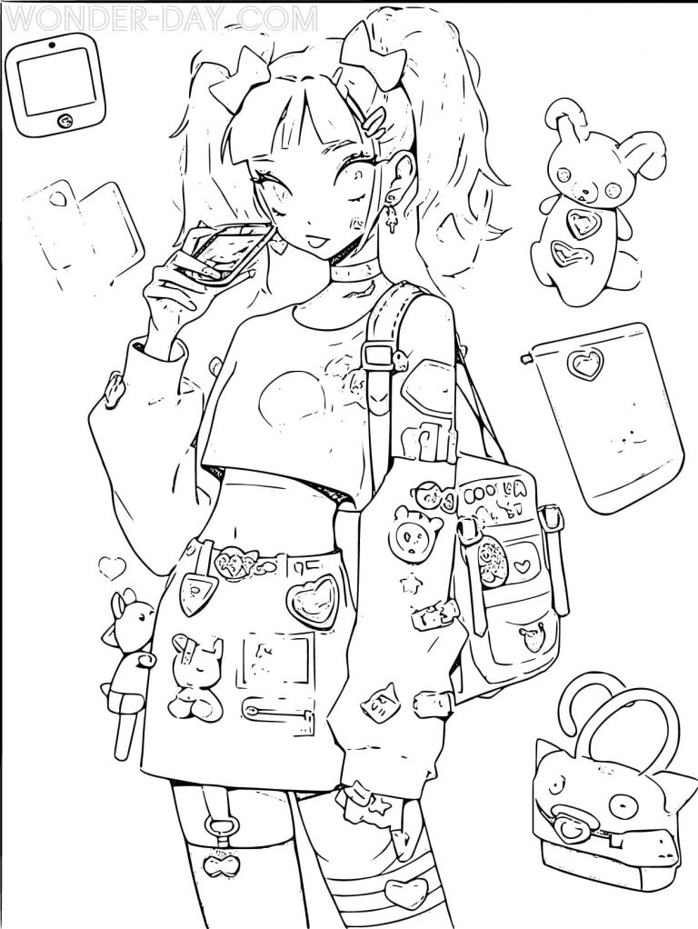 Y2K Coloring Pages | Free Coloring Pages