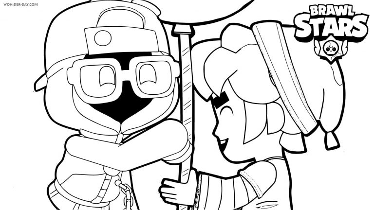 Shade Brawl Stars Coloring Pages | Wonder-Day