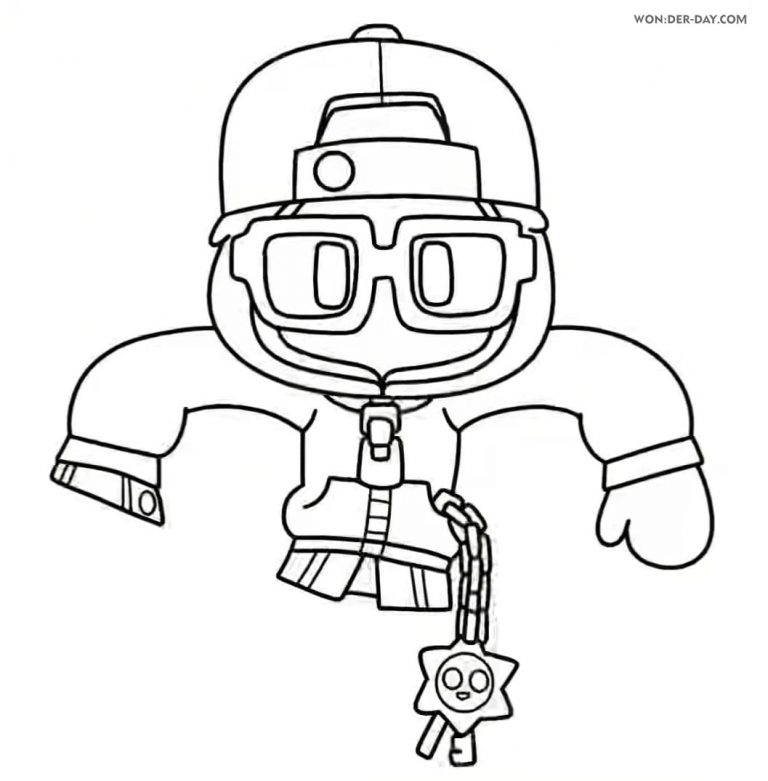 Shade Brawl Stars Coloring Pages | Wonder-Day