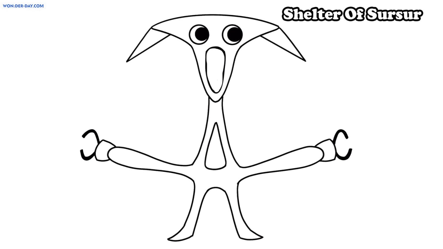 Shelter of SurSur Coloring Pages | WONDER-DAY