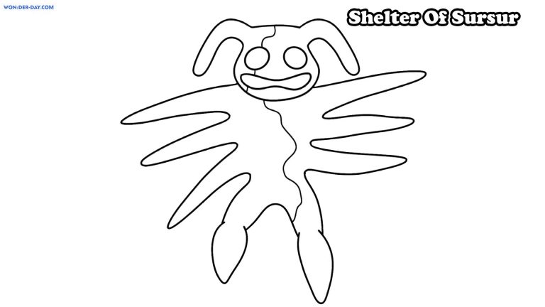 Shelter of SurSur Coloring Pages | WONDER-DAY