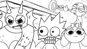 Sprunki Coloring Pages | Printable Coloring Pages