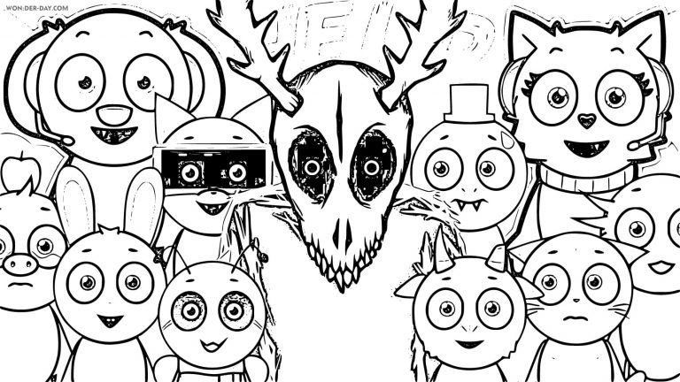 Sprunki Coloring Pages | Printable Coloring Pages