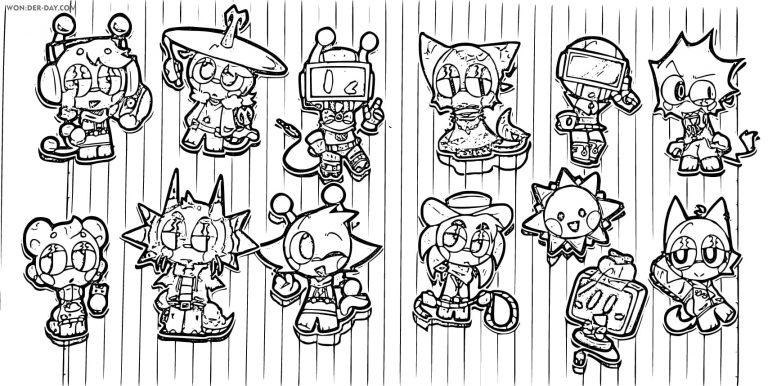 Sprunki Coloring Pages | Printable Coloring Pages