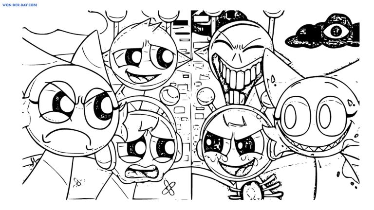 Sprunki Coloring Pages | Printable Coloring Pages