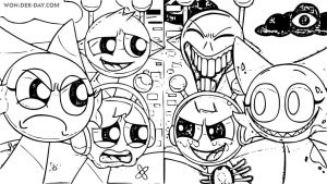 Sprunki Coloring Pages | Printable Coloring Pages