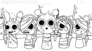 Dibujos de Sprunki para colorear | Páginas para colorear imprimibles