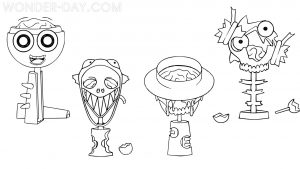 Sprunki Coloring Pages | Printable Coloring Pages