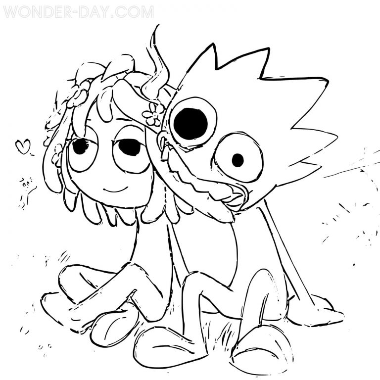 Sprunki Coloring Pages | Printable Coloring Pages