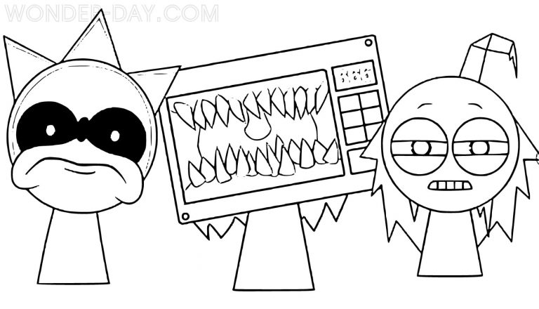 Desenhos De Sprunki Para Colorir Desenhos Para Imprimir