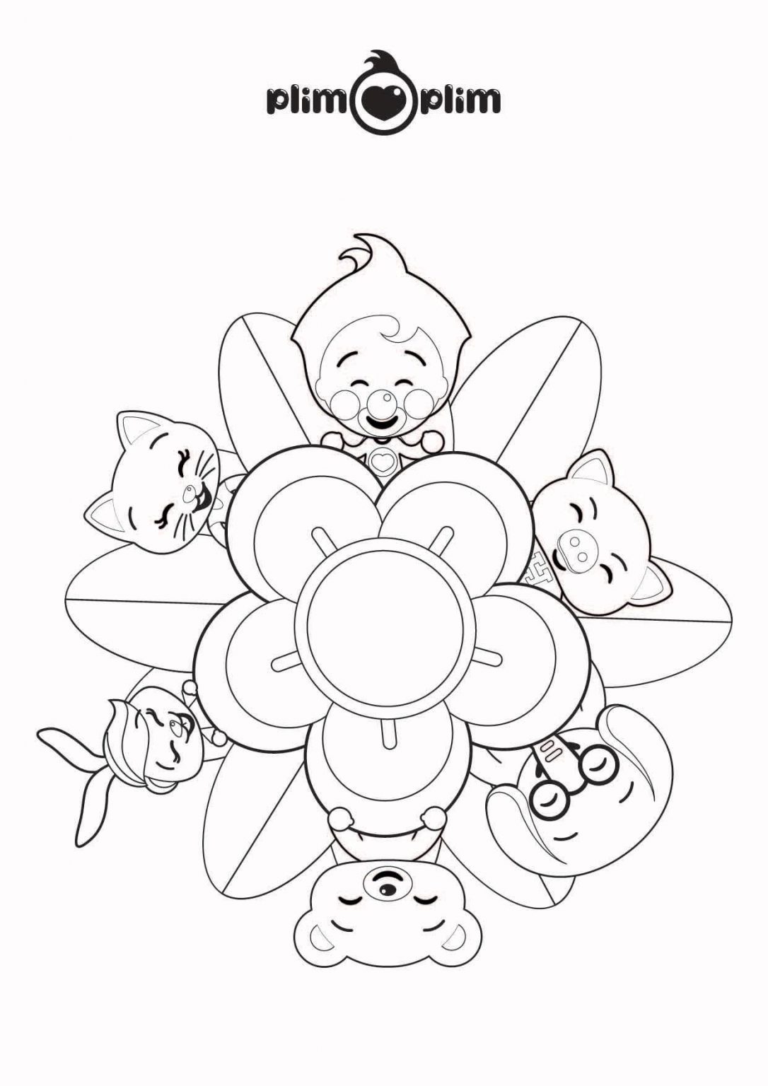 Plim Plim Coloring Pages | Coloring Pages for Kids