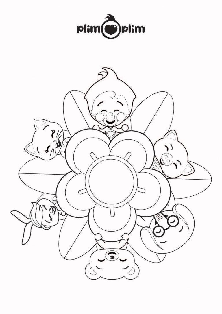 Plim Plim Coloring Pages | Coloring Pages for Kids