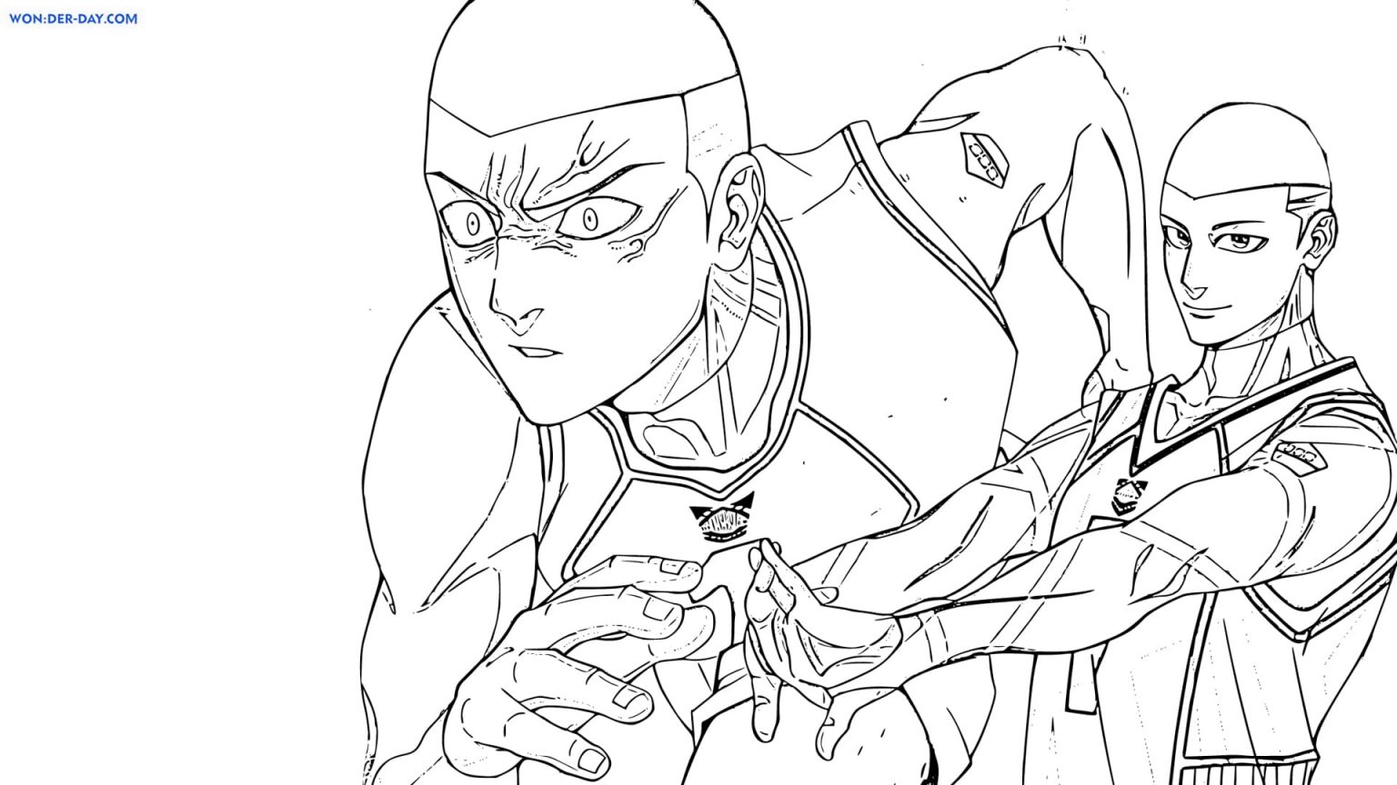 Blue Lock Coloring Pages | WONDER DAY