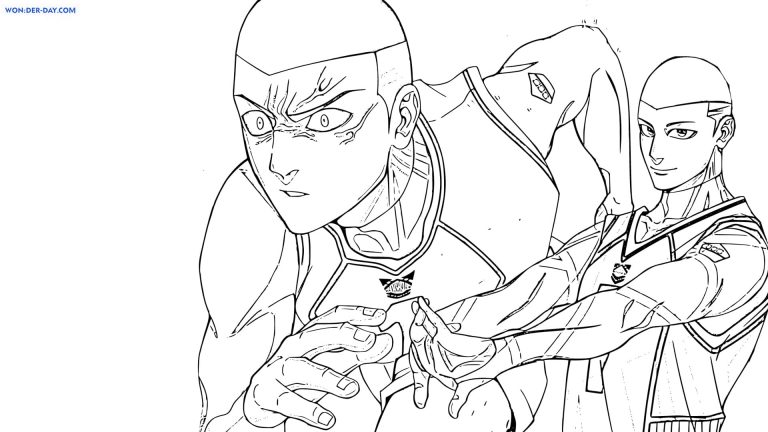 Blue Lock Coloring Pages | WONDER DAY