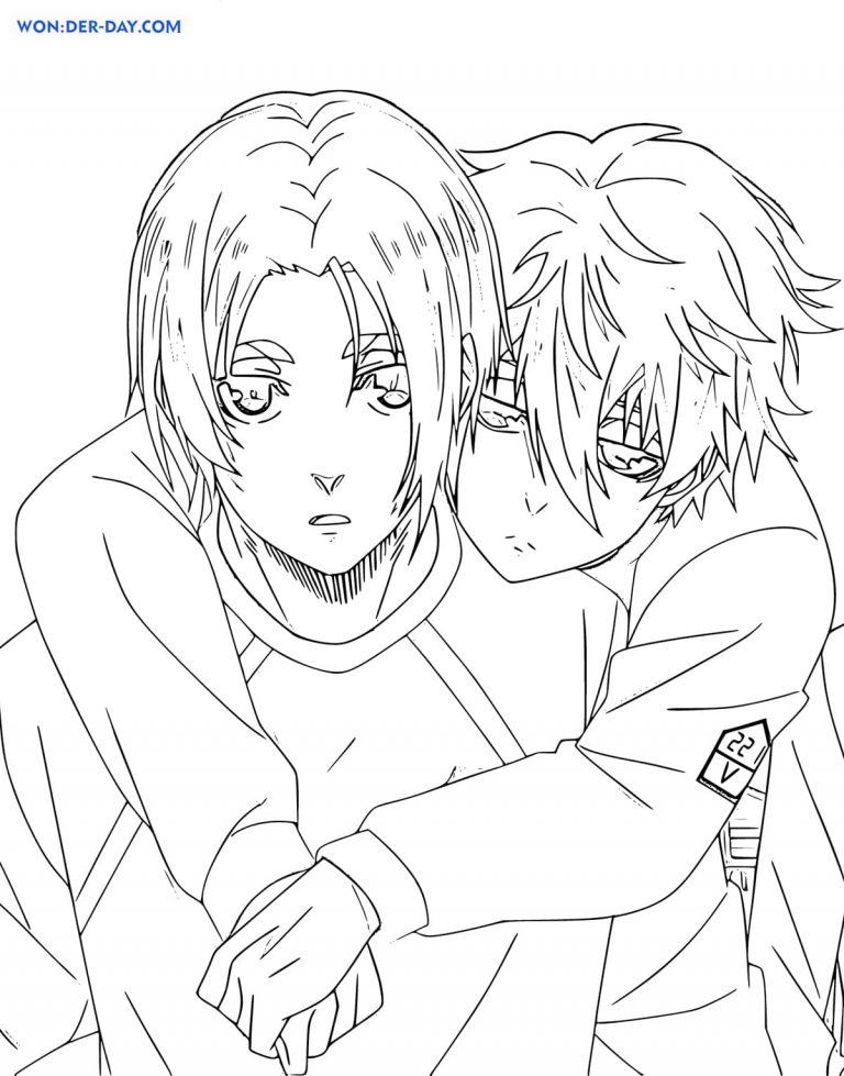 Blue Lock Coloring Pages | WONDER DAY