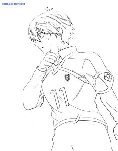 Blue Lock Coloring Pages | WONDER DAY