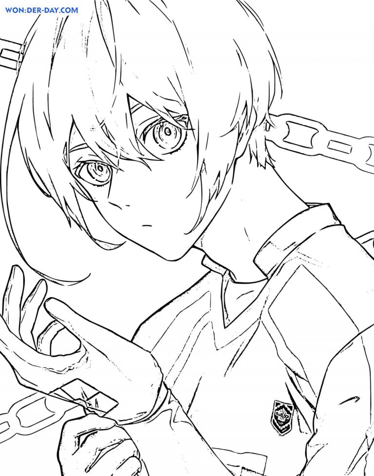 Blue Lock Coloring Pages | WONDER DAY