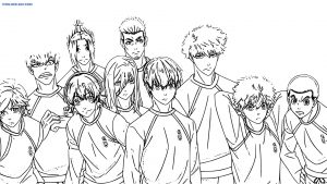 Blue Lock Coloring Pages | WONDER DAY