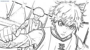 Blue Lock Coloring Pages | WONDER DAY