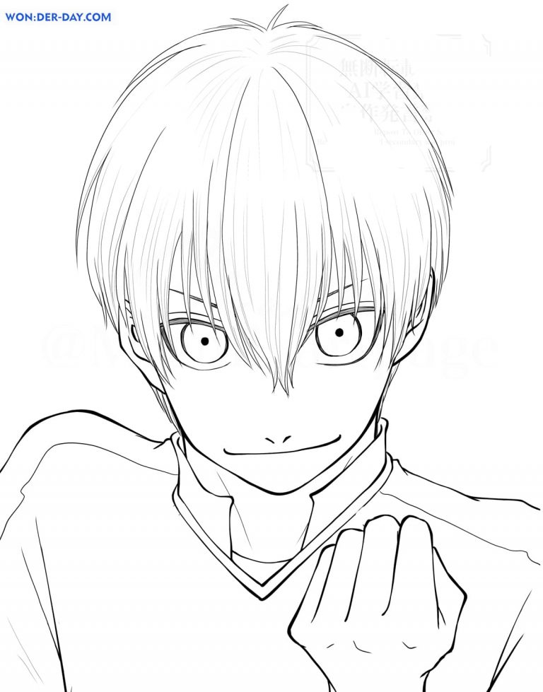 Blue Lock Coloring Pages | WONDER DAY