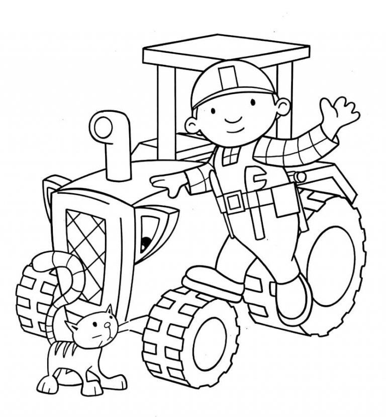 Bob the Builder Coloring Pages | WONDER DAY