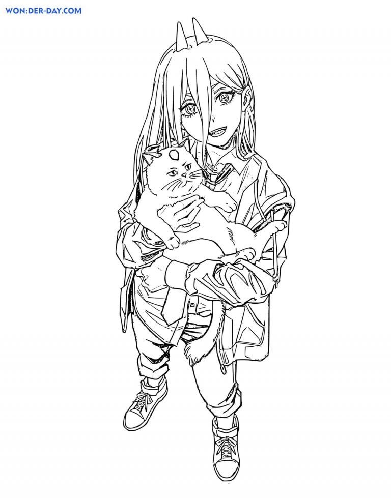 Chainsaw Man coloring pages - Free coloring pages