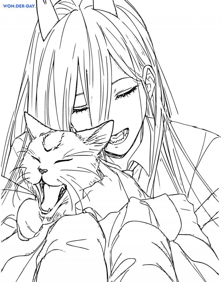 Chainsaw Man coloring pages - Free coloring pages