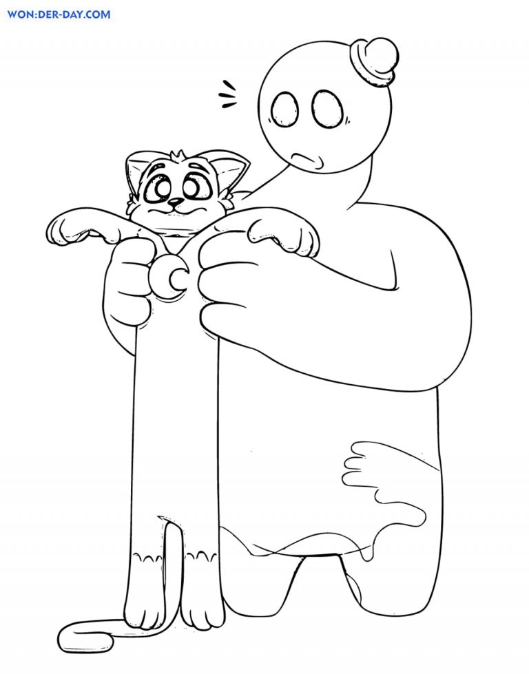 Coloriages de Doey le boulanger | WONDER DAY