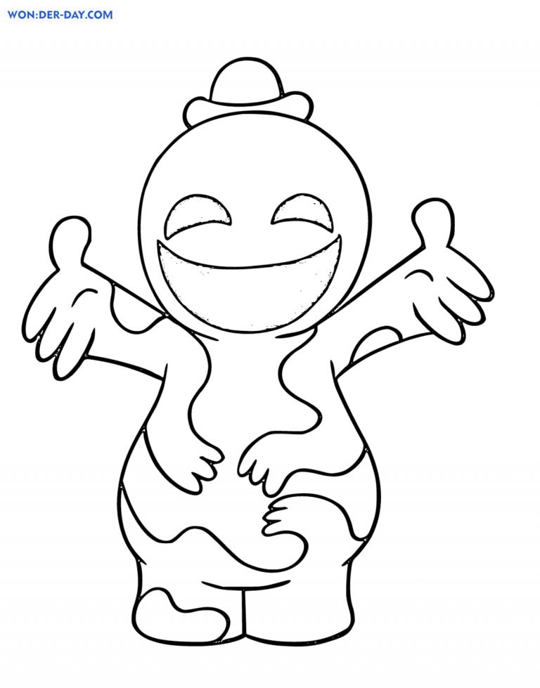 Doey the Doughman Coloring Pages | WONDER DAY