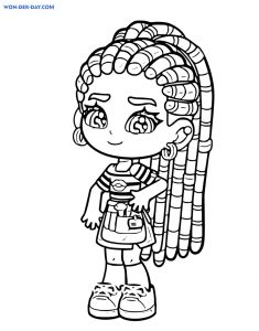 Dopples World Coloring Pages | WONDER DAY