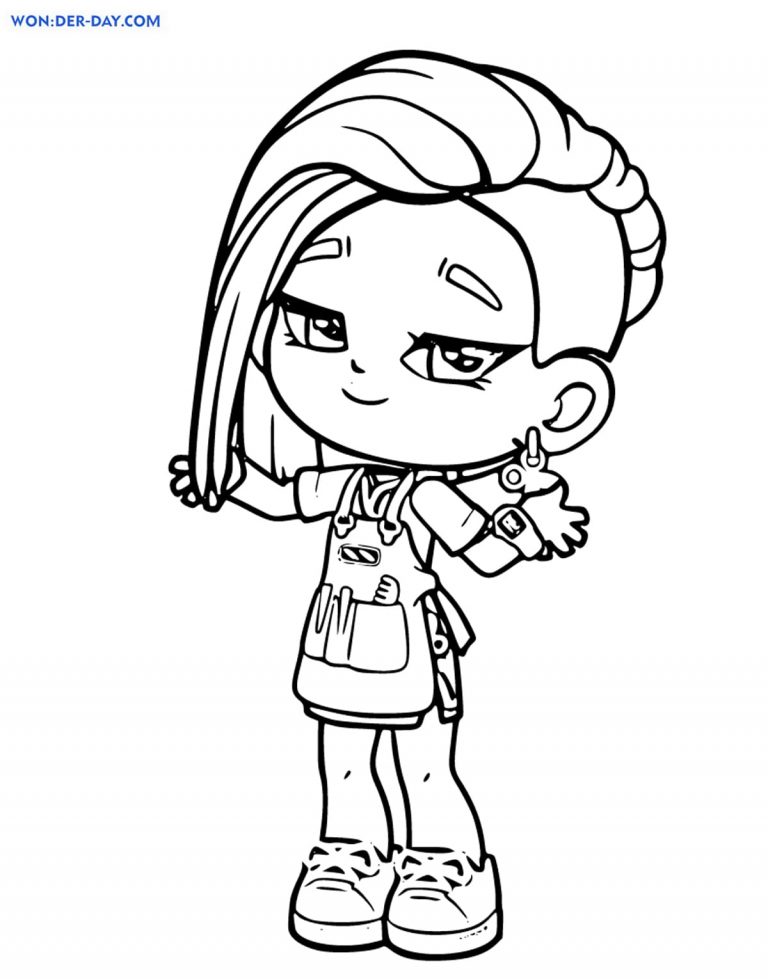 Dopples World Coloring Pages | WONDER DAY