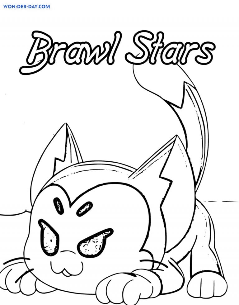 Kit Brawl Stars Coloring Pages | WONDER DAY