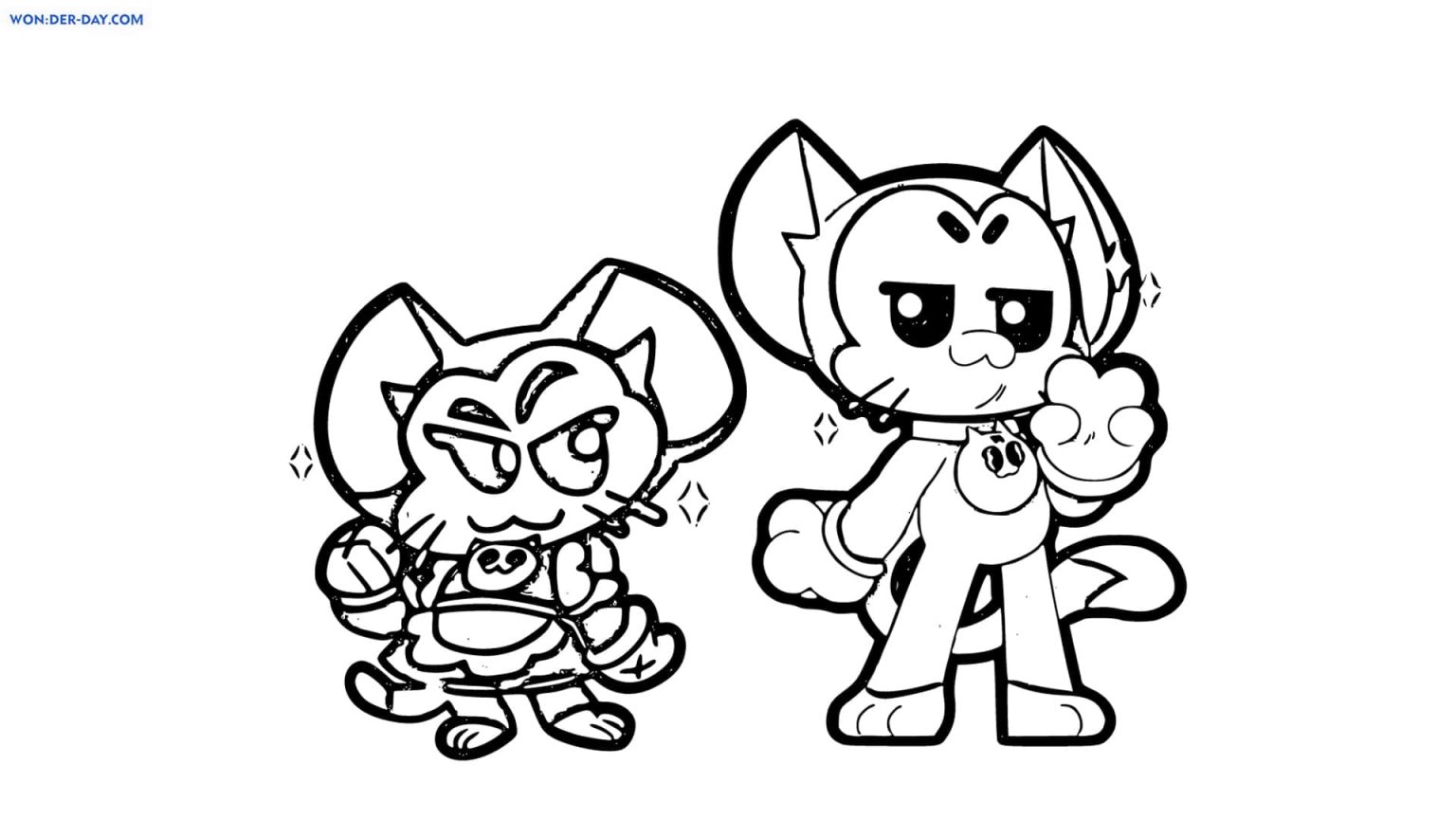 Kit Brawl Stars Coloring Pages | WONDER DAY