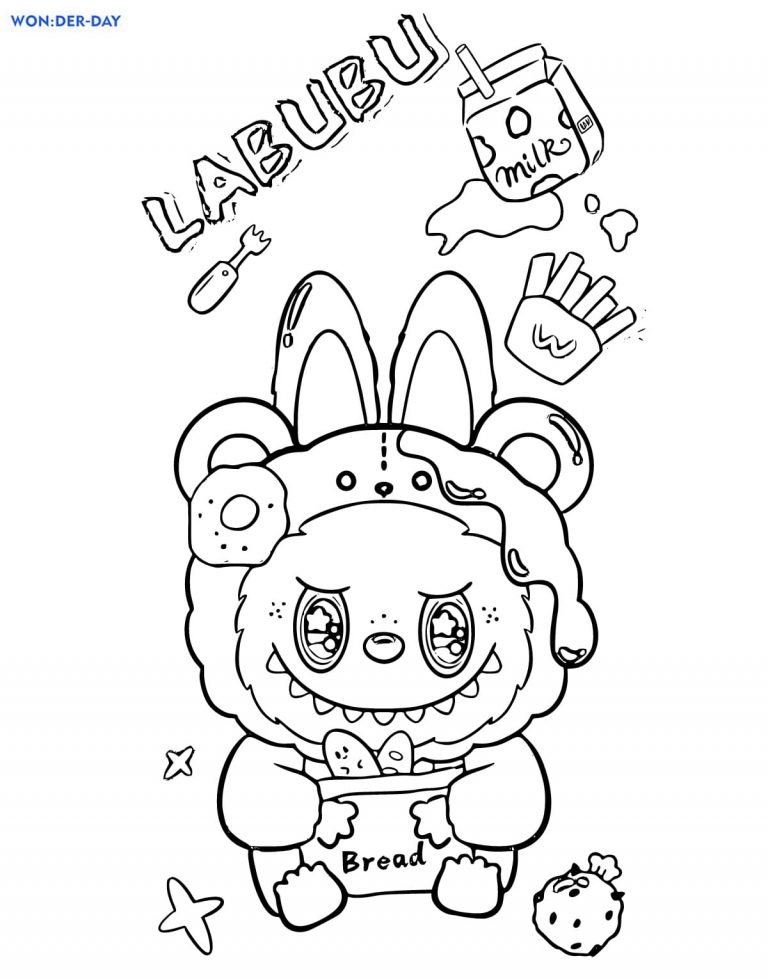 Coloriages Labubu | WONDER DAY