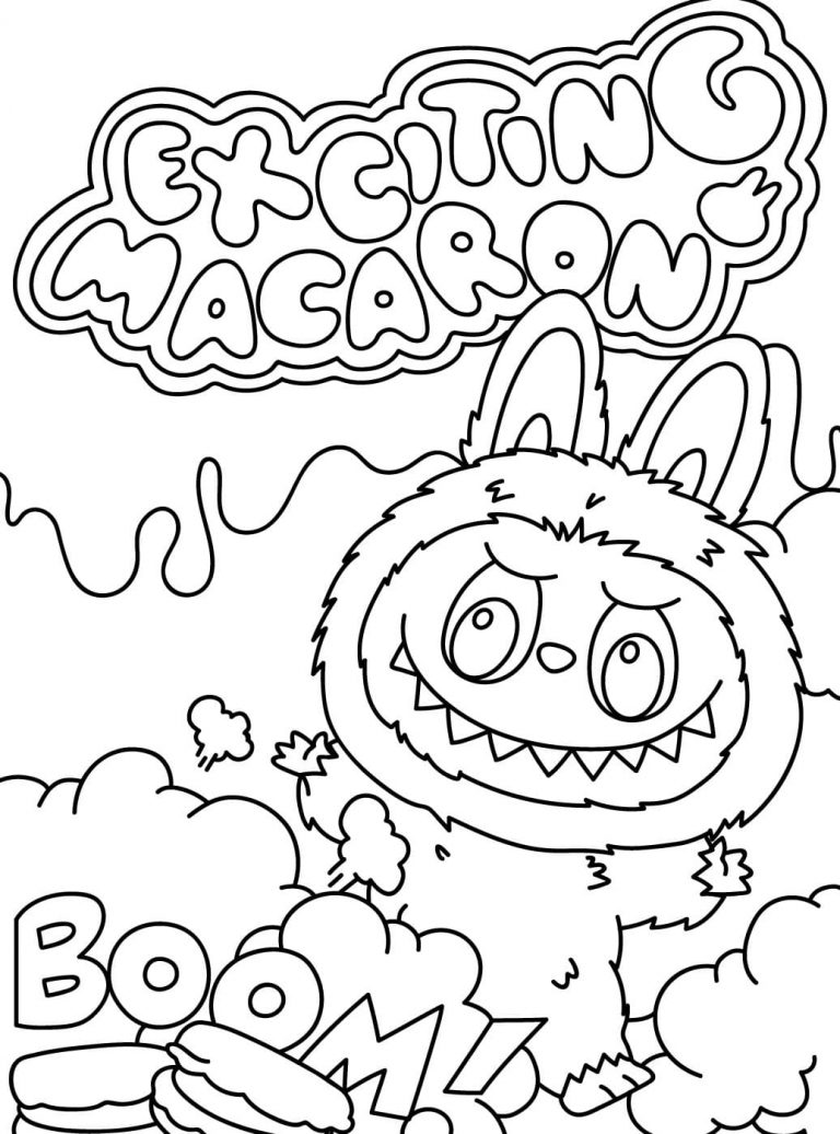 Labubu Coloring Pages | WONDER DAY