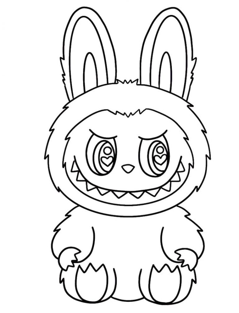 Labubu Coloring Pages | WONDER DAY